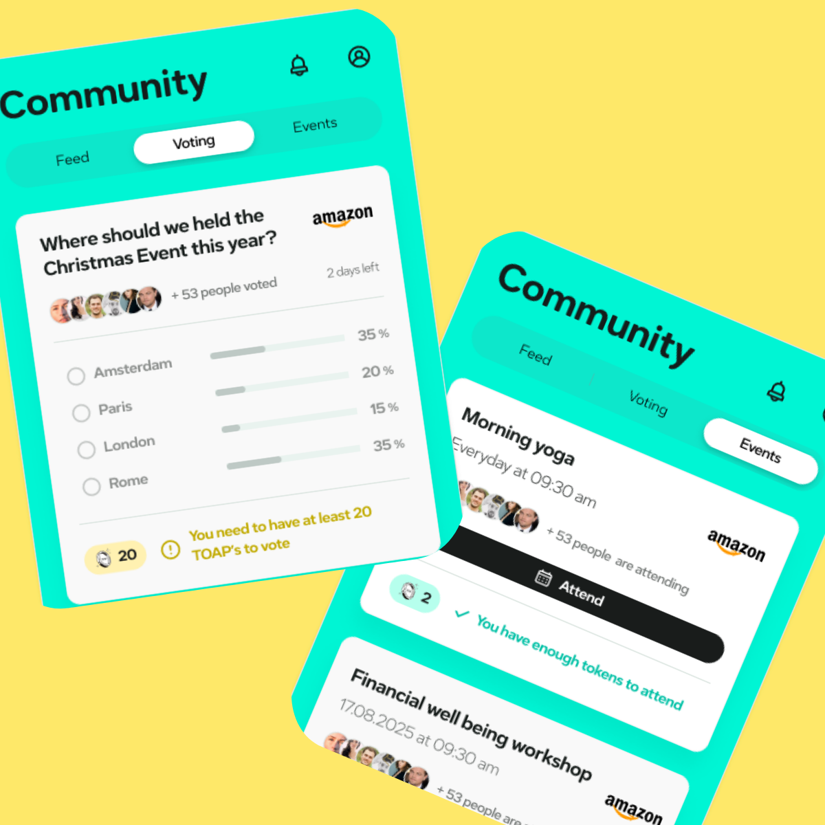 Tokens of Appreciation - TOAP - rewards that impact
